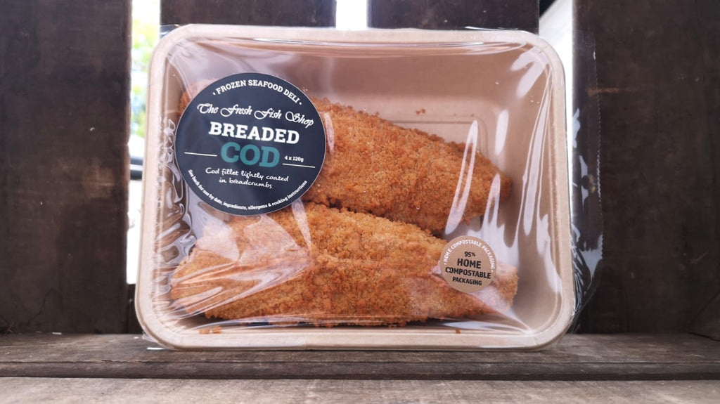Frozen Breaded Cod Fillets (480g) - Serves 4 | The Fresh Fish Shop UK